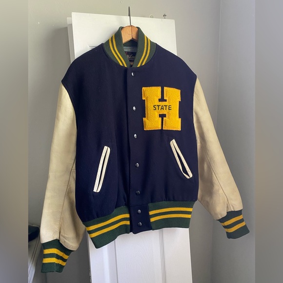 Jackets & Coats | Vintage Varsity Style Jacket | Poshmark